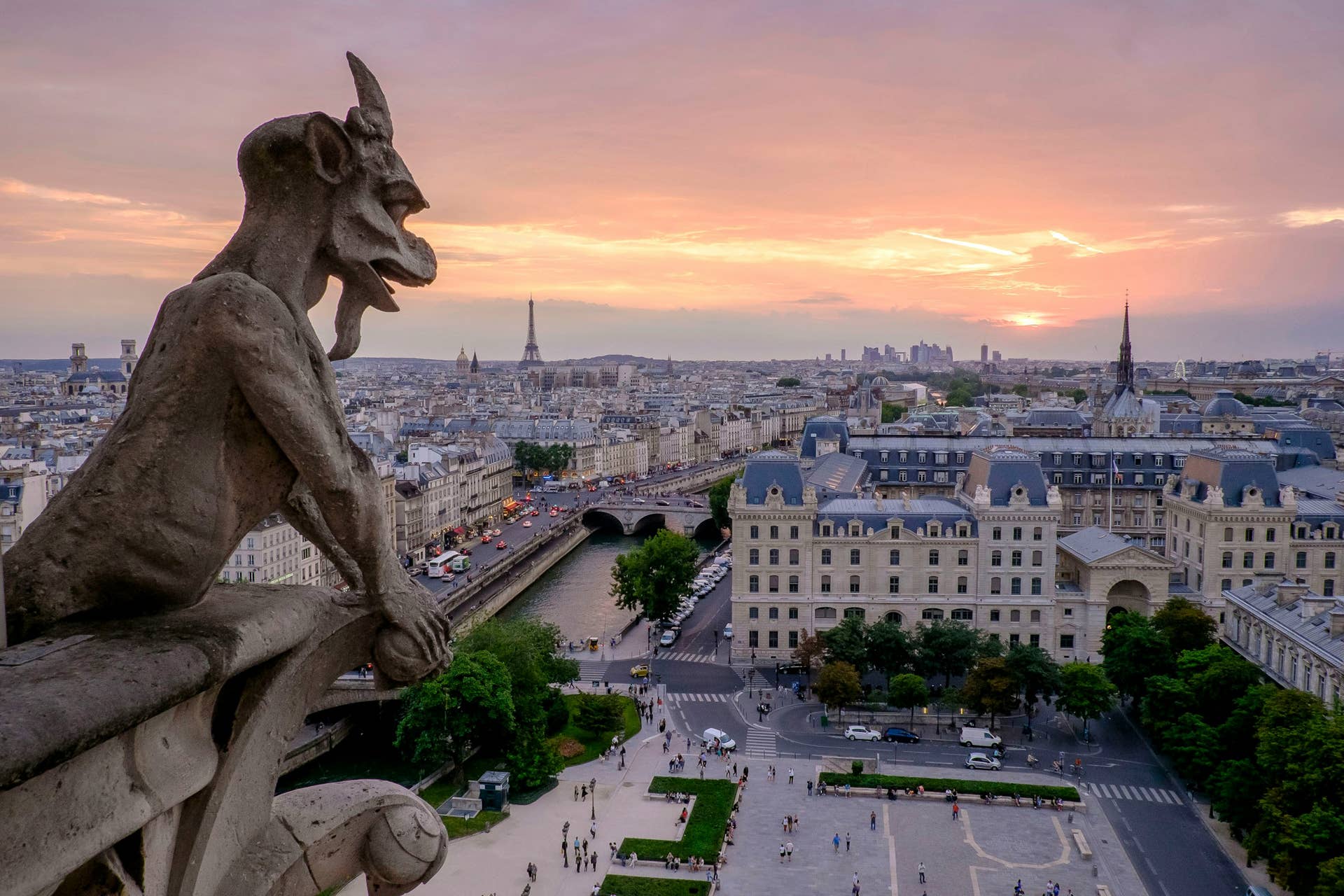 Stone Guardians in the Sky: The Gargoyles of Notre Dame Cathedral ...