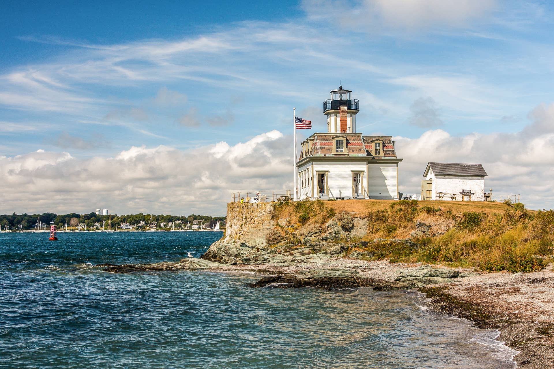 Travel Channel Host’s Tour of Unique Lighthouse Cabin in Rhode Island ...