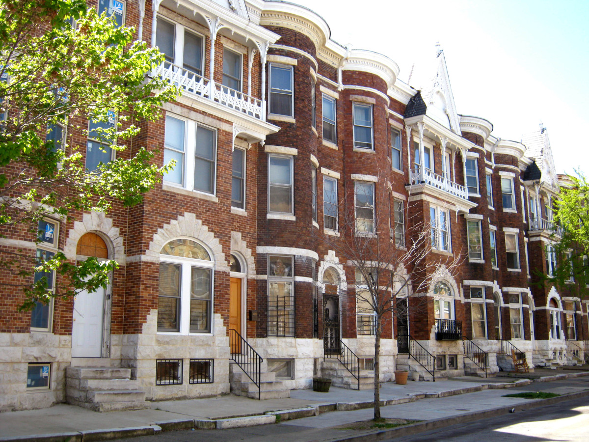 Baltimore Row Houses Architecture