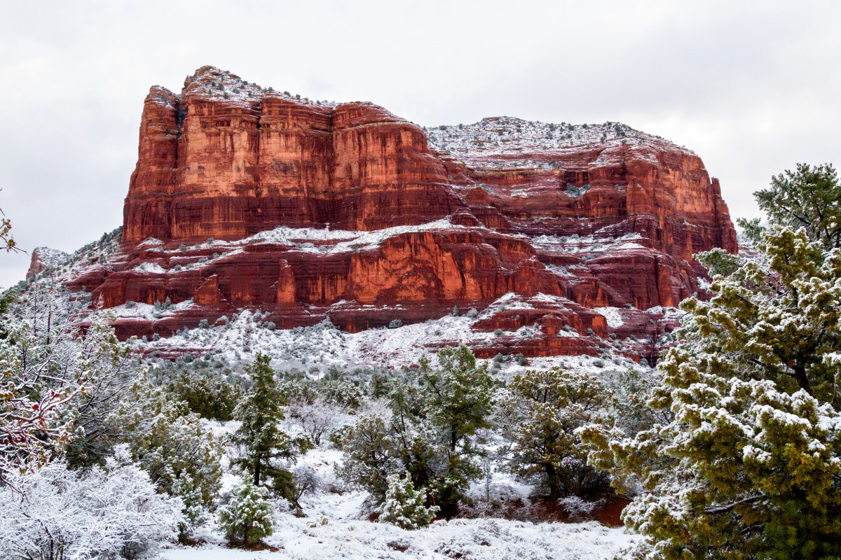 Winter Snows in Sedona Look Absolutely Unreal - WanderWisdom News